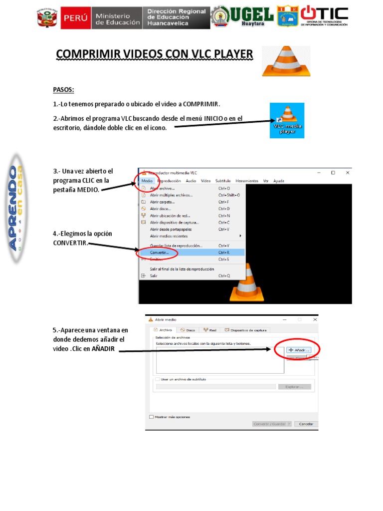 Comprimir Videos Con VLC Player | PDF