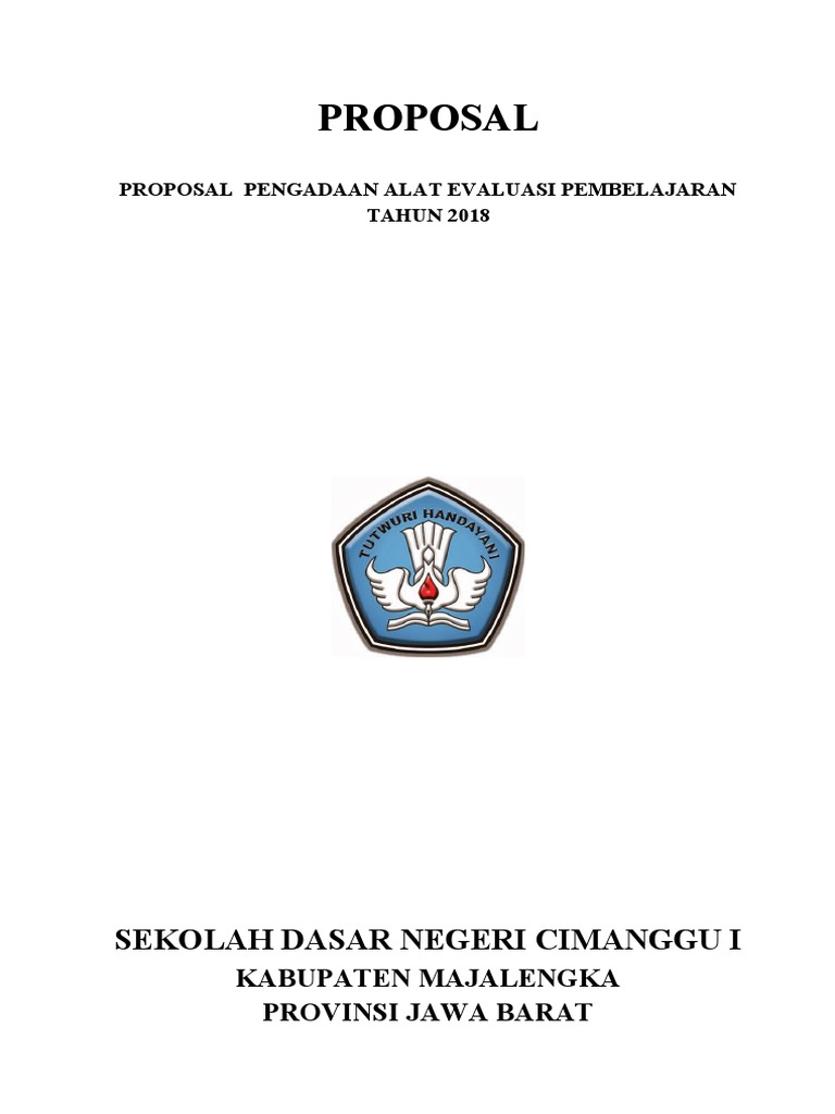 Proposal Pengadaan Alat Evaluasi Pendidikan | PDF