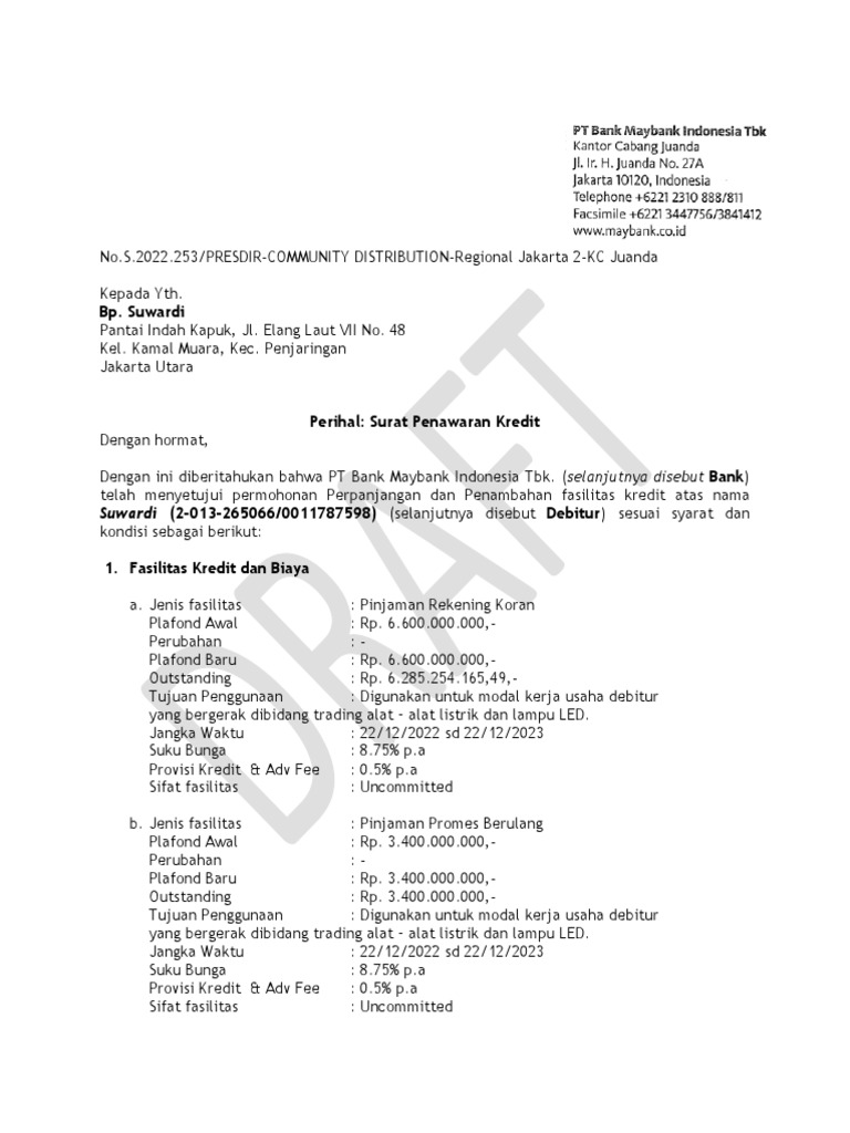 LAMPIRAN IX Template SPK RSME | PDF