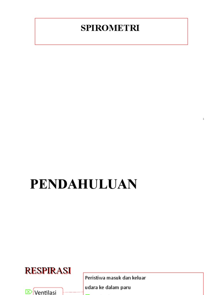 SPIROMETRI | PDF