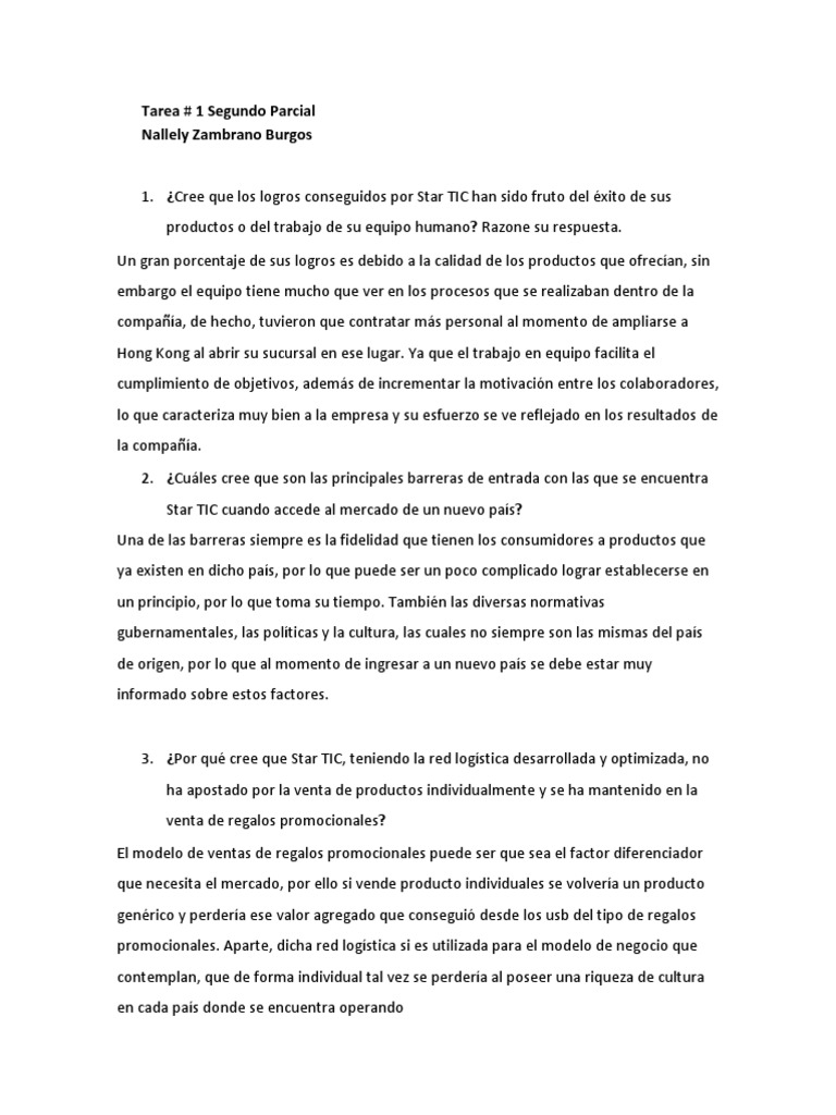 Análisis del Éxito de Star TIC | PDF | Inflación | Gestión de recursos ...