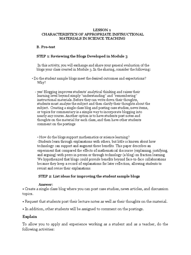Ttl2 Module 4 Complete | PDF | Optics | Learning