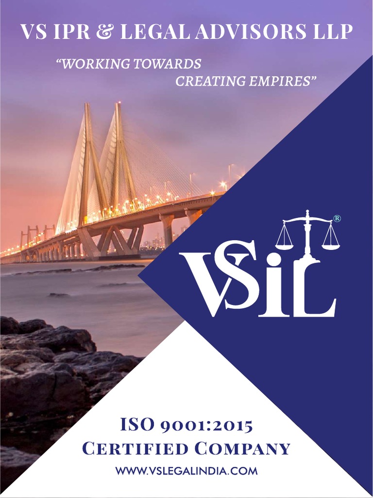 VS Ipr & Legal Advisors LLP - Profile | PDF | Trademark | Intellectual ...