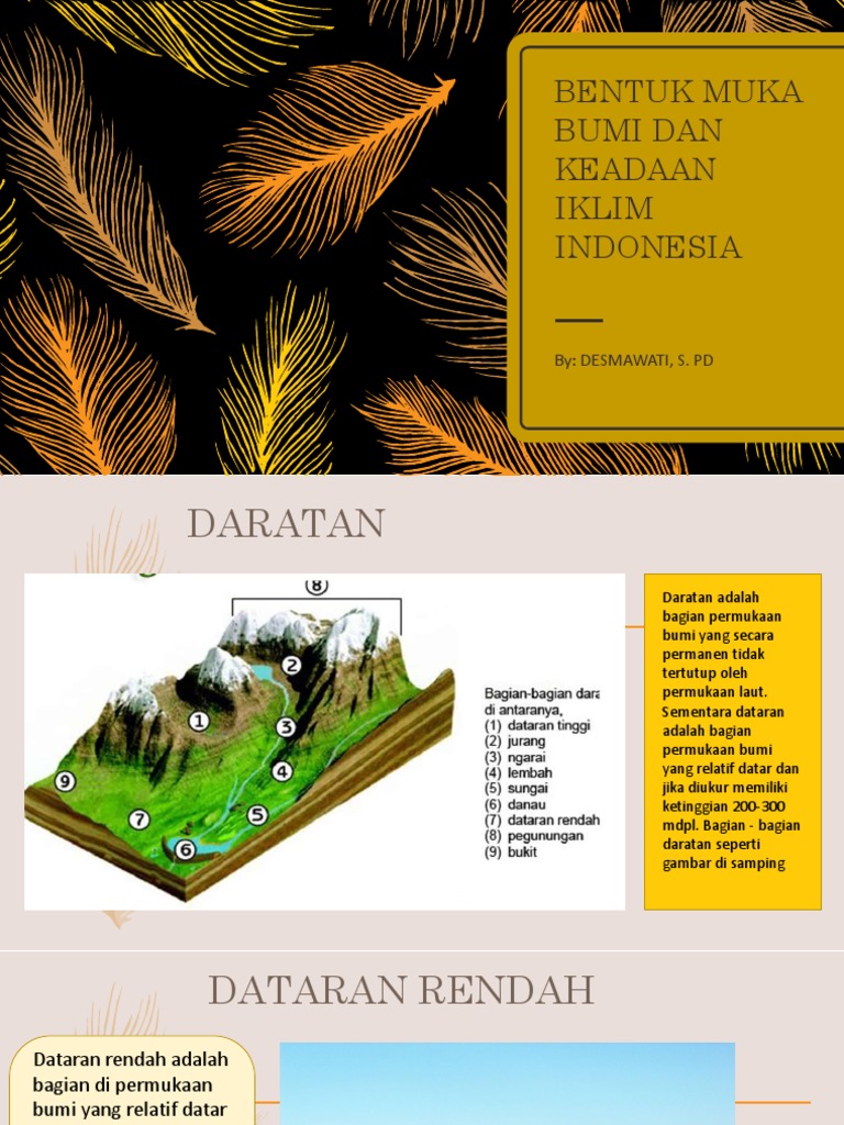 Bentuk Muka Bumi dan Iklim Indonesia | PDF