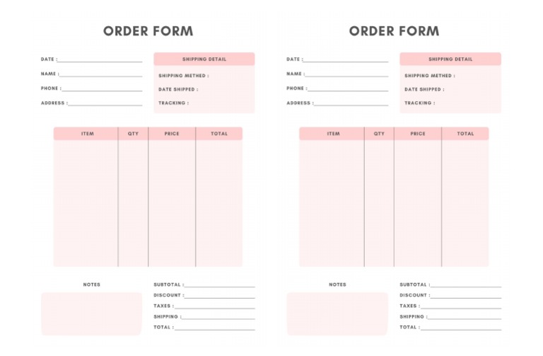 form order barang | PDF