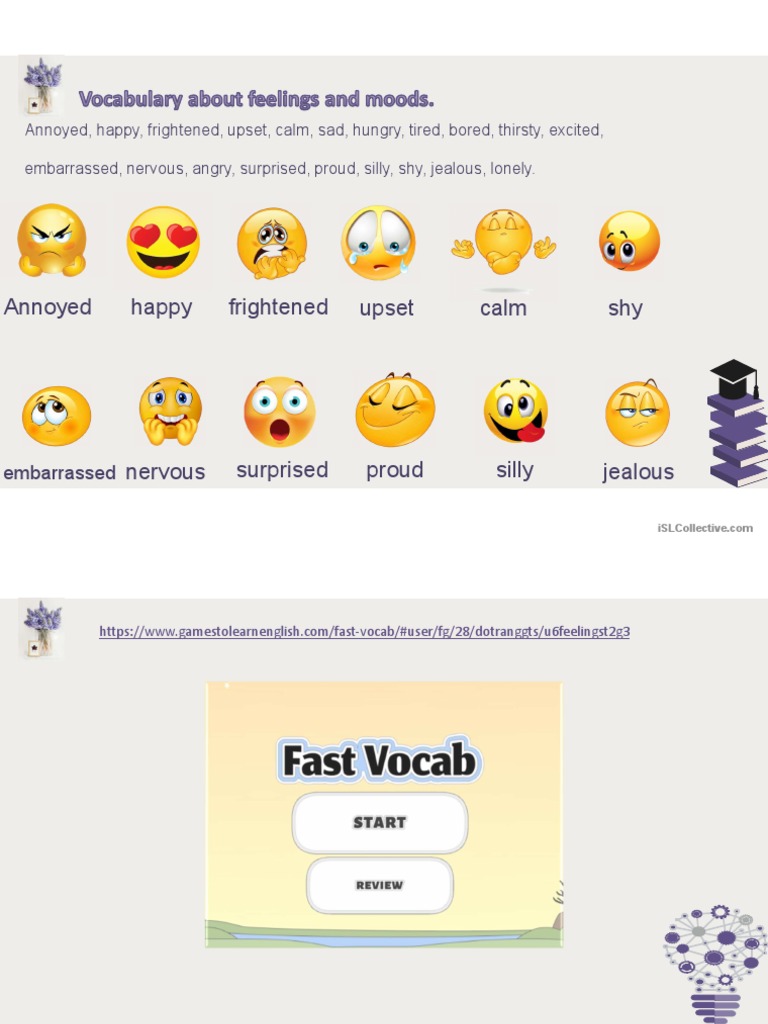 Feelings _ emotions powerpoint + game | PDF