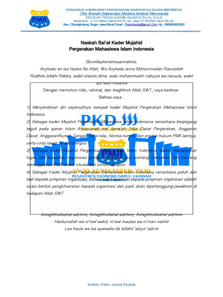 Naskah Pembaiatan PKD | PDF