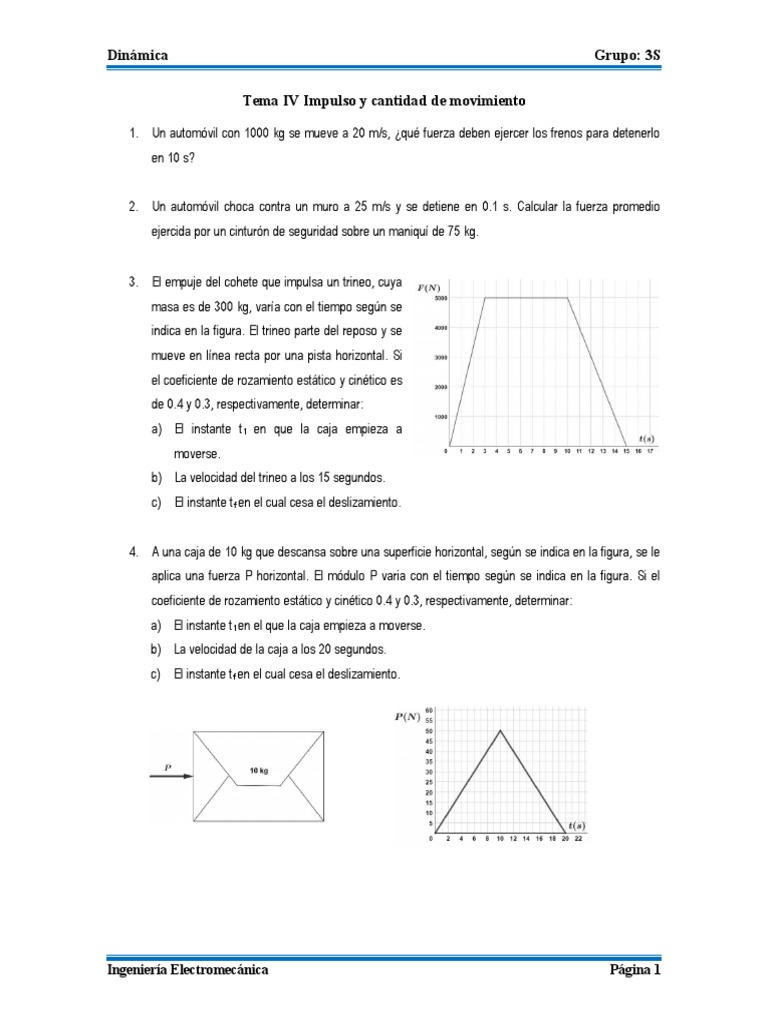 Ejercicios U4 | PDF | Fricción | Fuerza