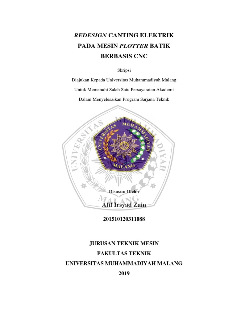 Redesign Canting Elektrik CNC Batik | PDF