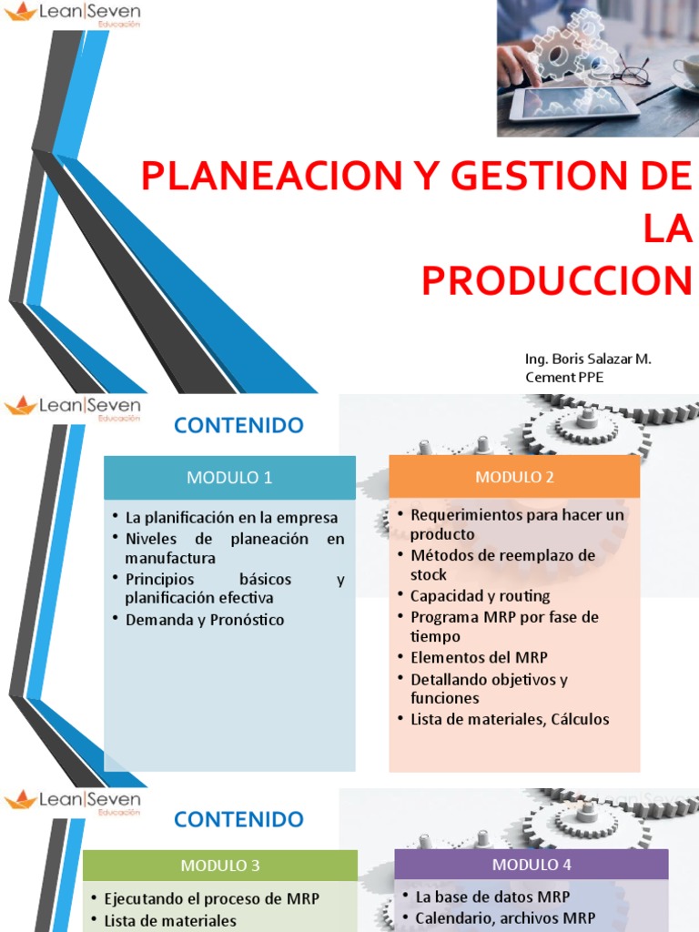 Planeación y Gestión de La Producción | PDF | Lean Manufacturing ...