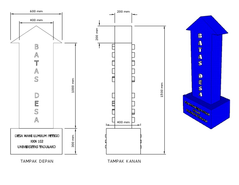 Tapal Batas Desa | PDF