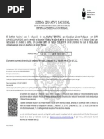 Certificado de Secundaria | PDF