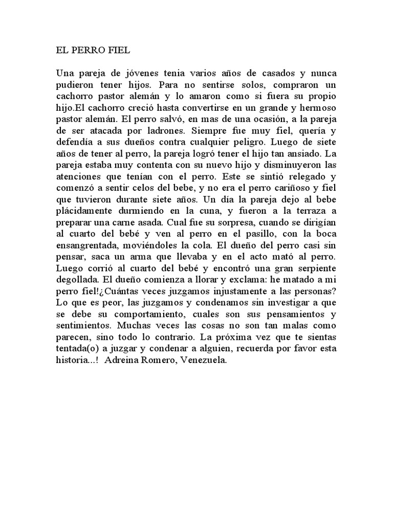 El Perro Fiel | PDF