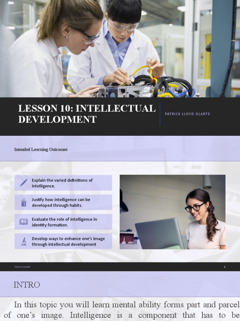 SSC 1 LESSON 10 | PDF | Intelligence | Learning