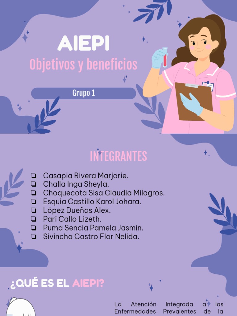 AIEPI - Objetivos y Beneficios | PDF | Diarrea | Empoderamiento
