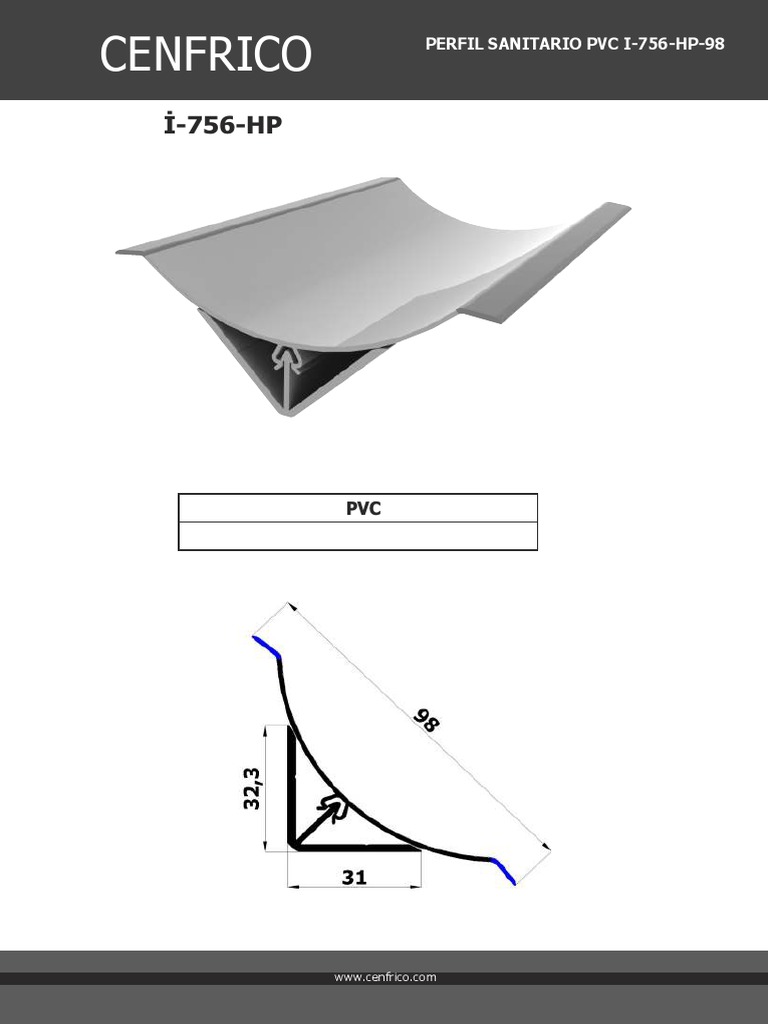 Perfil Sanitario i-756-HP-98 | PDF