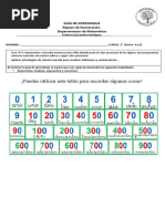 Guía de Numeros Del 800 Al 900 | PDF