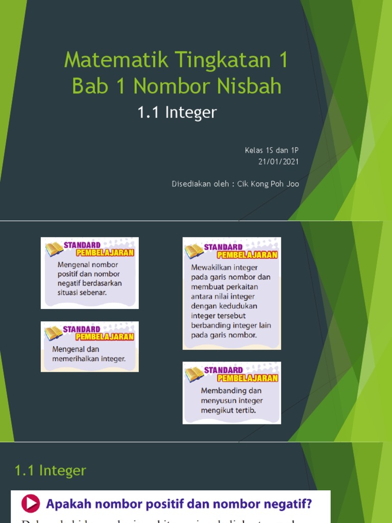 2021 Mat t1 1.1 Integer | PDF