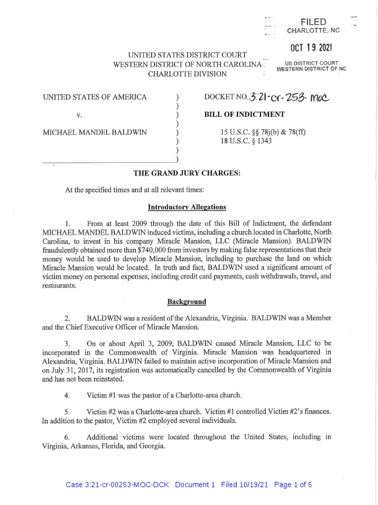 Case 3:21-cr-00253 Document Filing | PDF