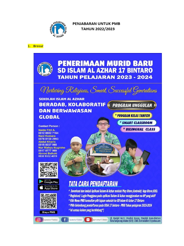 Info PMB 2023.2024 | PDF