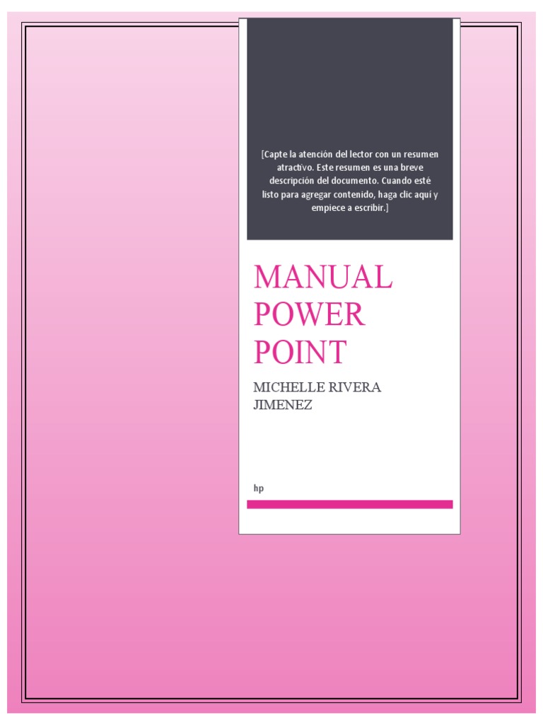 Manual Michelle | Descargar gratis PDF | Informática | Software