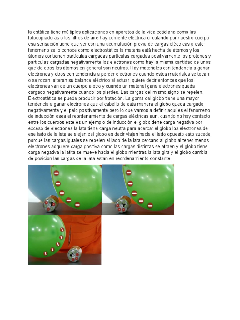 Electrostática: inducción, cargas eléctricas y aplicaciones cotidianas ...