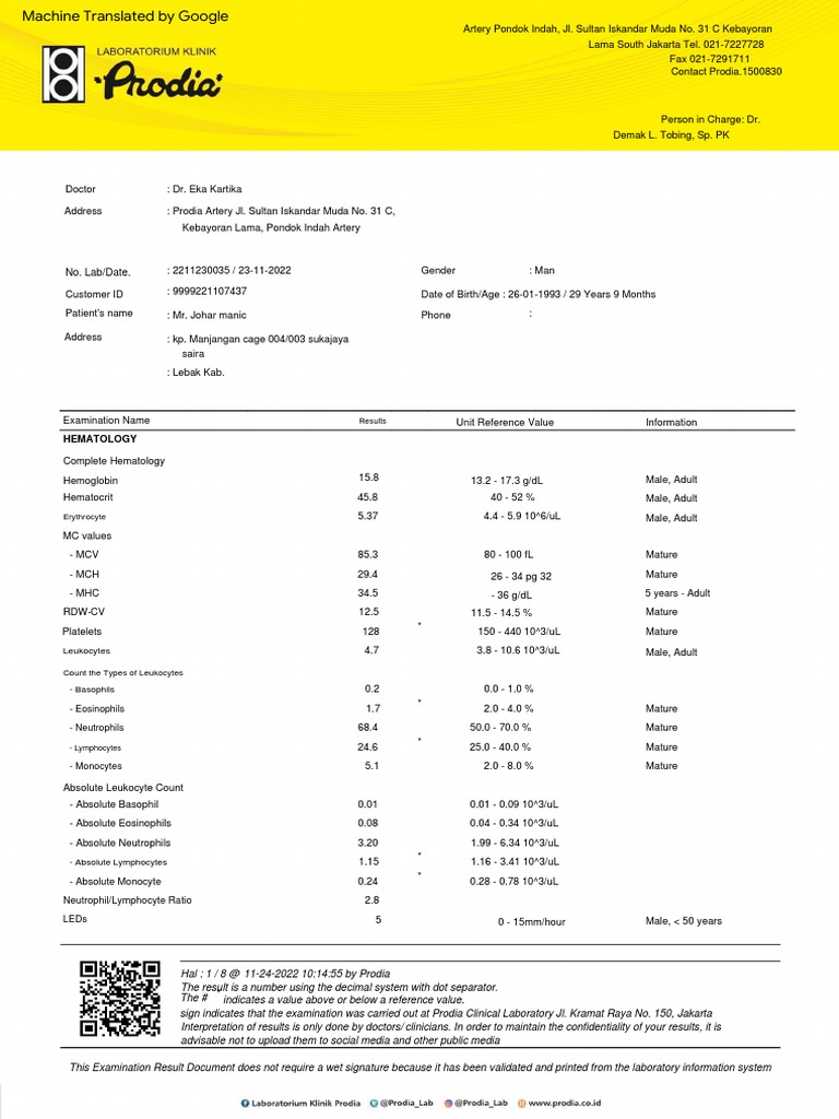 Lab - Result - 1669259762115 Wdit | PDF | Glycated Hemoglobin | Cholesterol