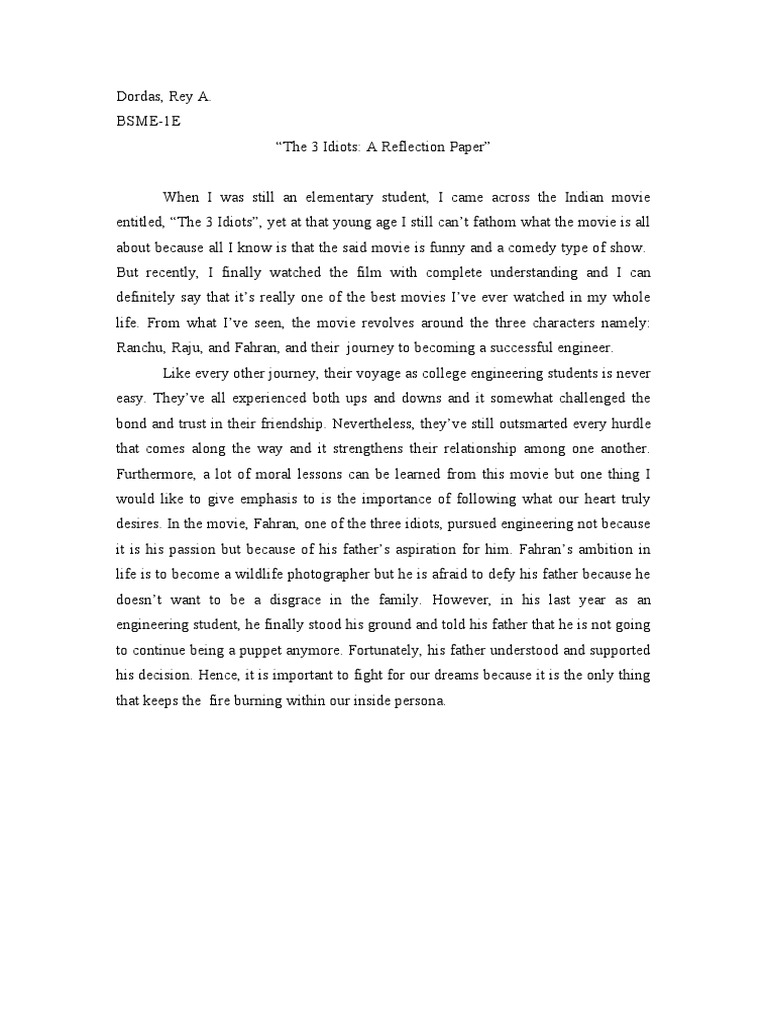 Dordas, Rey, Intro To ME, Assignment 1, 1E | PDF | Games & Activities