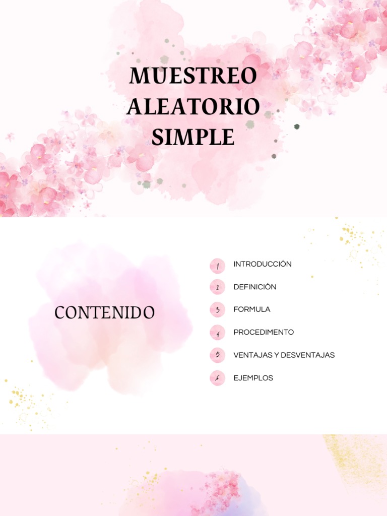 Muestreo Aleatorio Simple: Definición y Proceso | PDF | Muestreo ...