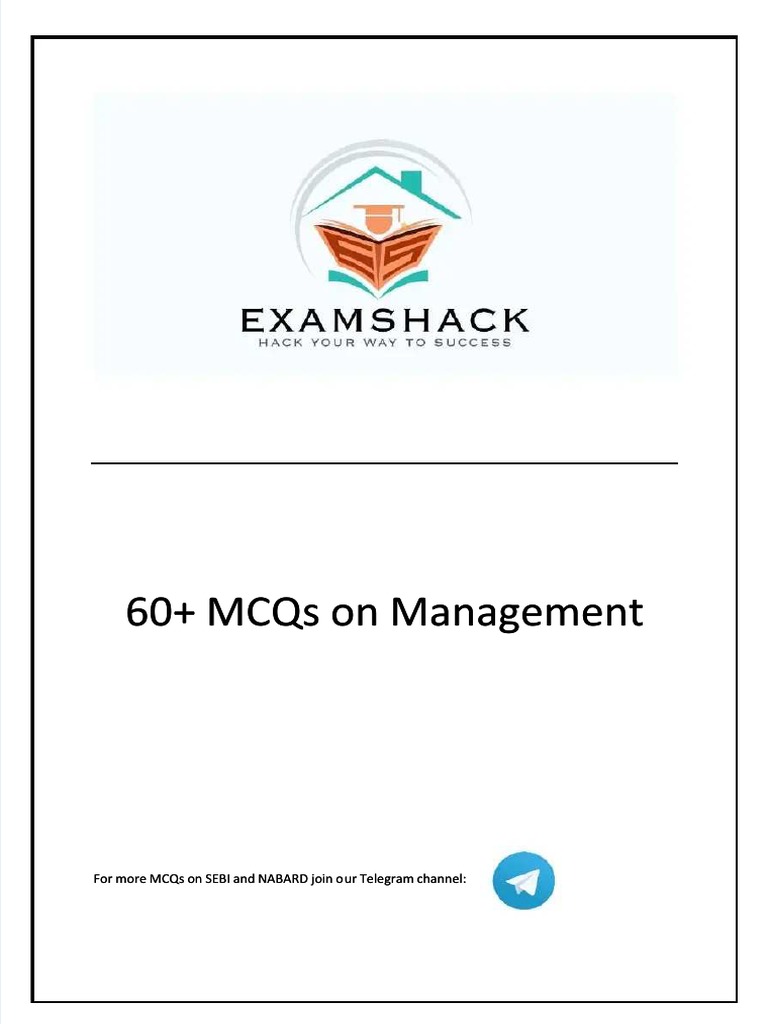PDF 60 Mcqs Management Compress | PDF
