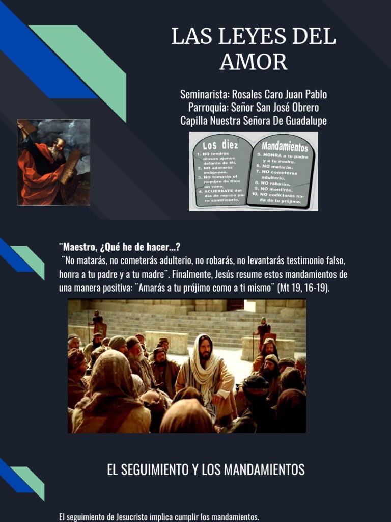 Las Leyes Del Amor | PDF | Diez Mandamientos | Creencia religiosa y doctrina