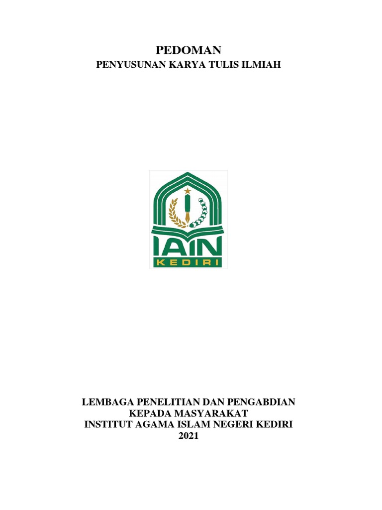 Pedoman Kti Iain Kediri 2021 | PDF | Seni