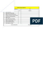 Daily Stacker Inspection Checklist | PDF | Technology & Engineering