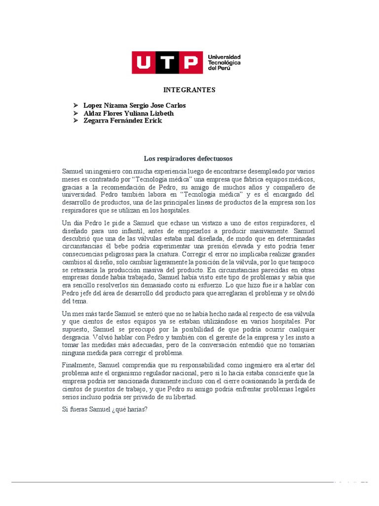 Caso N 3 Etica Semana 16 Compress | PDF | Business | Diseño