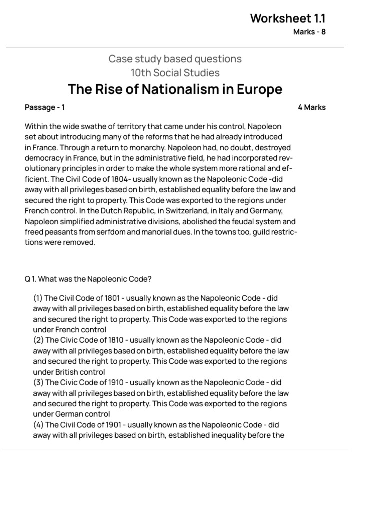 Nationalism's Rise in 19th Century Europe | PDF | German Empire ...