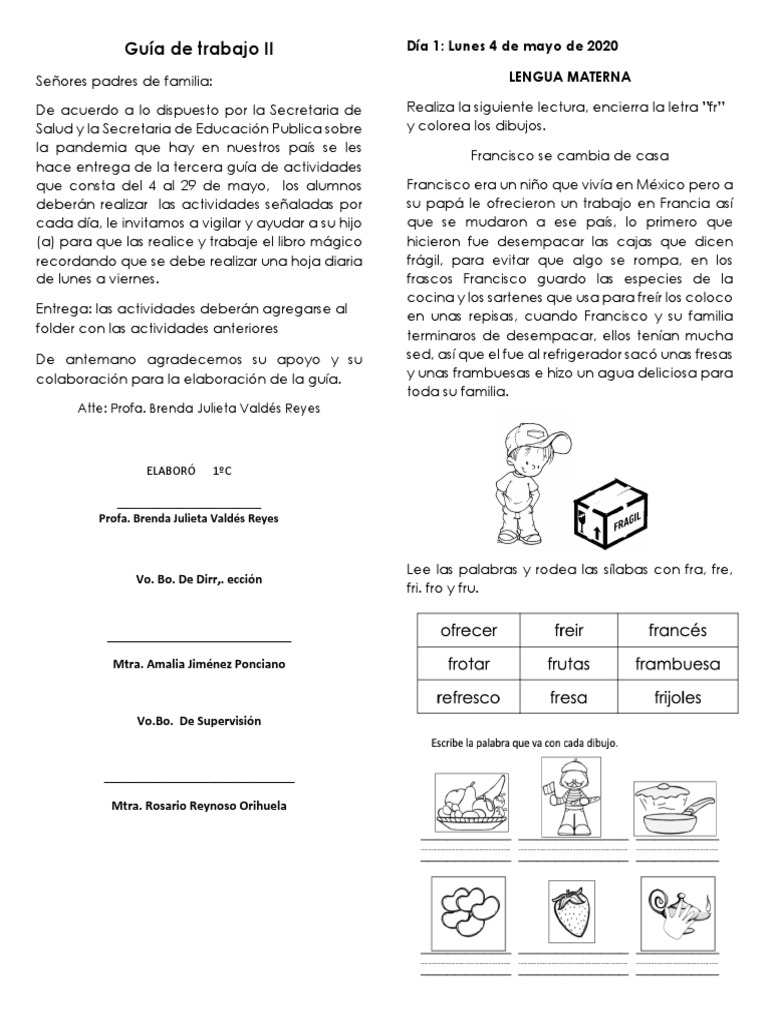 ?vacaciones 5 y 6 | PDF