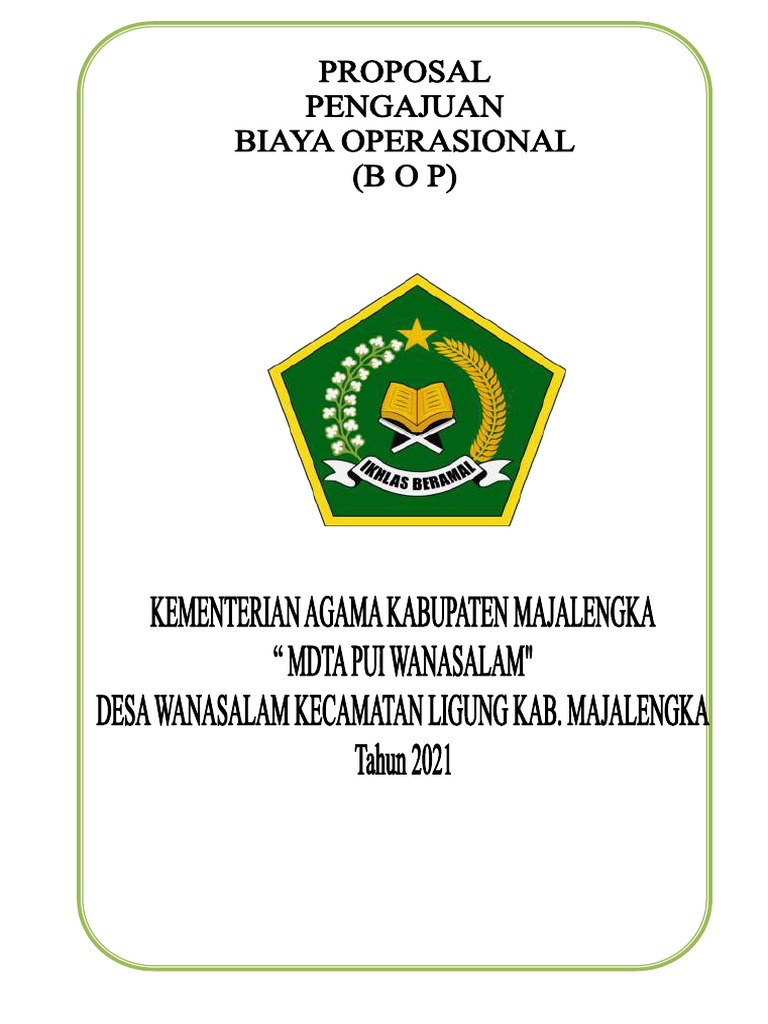 Proposal Mdta Pui Wanasalam | PDF