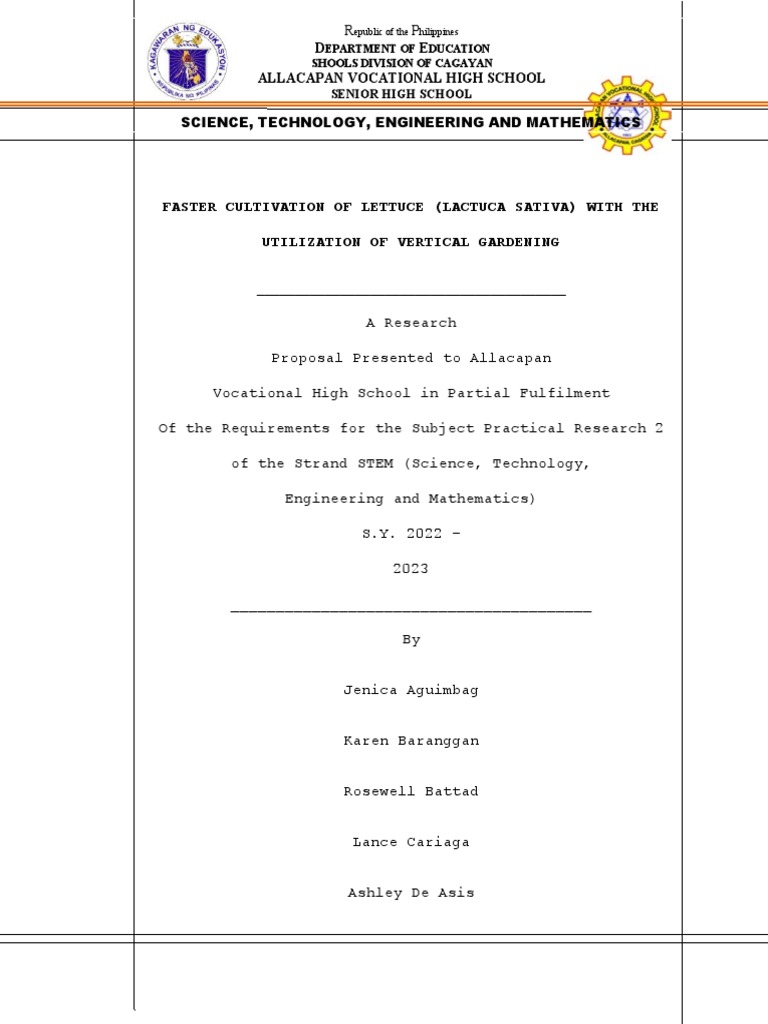 Faster Cultivation of Lettuce With The Utilization of Vertical ...