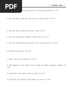 The Giver Final Test Questions | PDF | The Giver