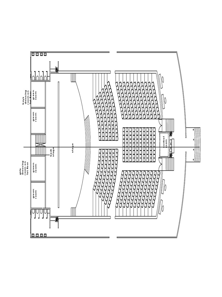 Auditorium Floor Plan Overview | PDF