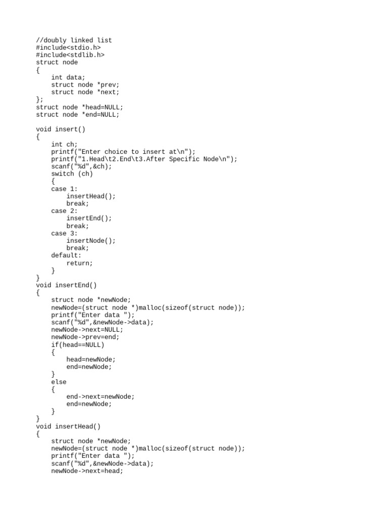 doublylink | PDF | Computer Standards | Object Oriented Programming