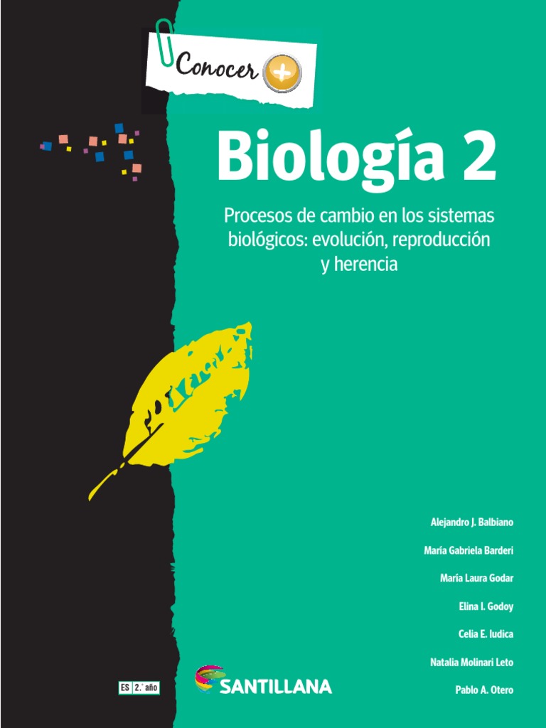 Biología 2. Procesos de Cambio en Los Sistemas Biológicos - Evolución ...