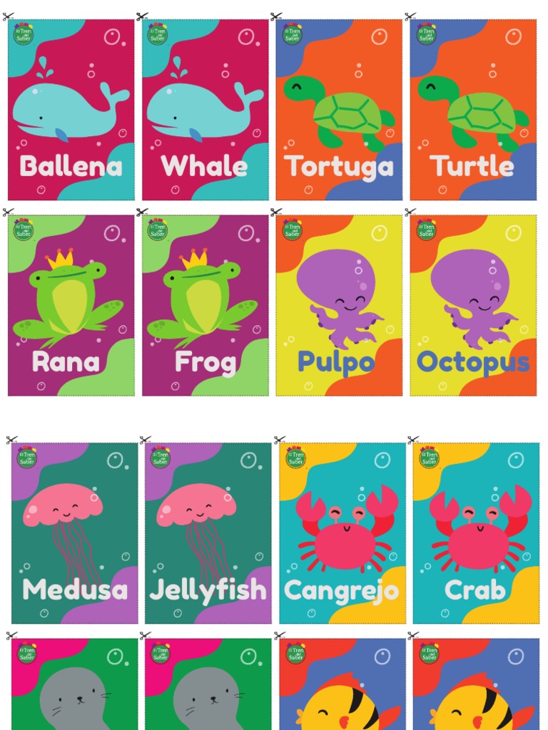 Memoria de Animales Marinos | PDF