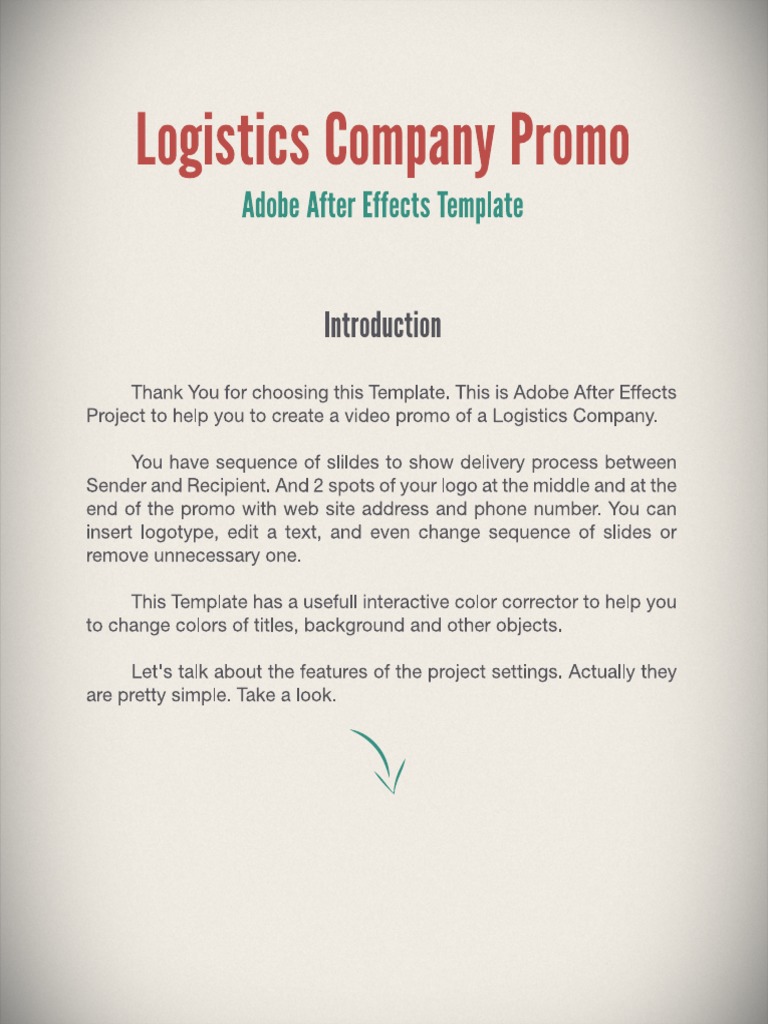 Manual - Logistics Company Template | PDF