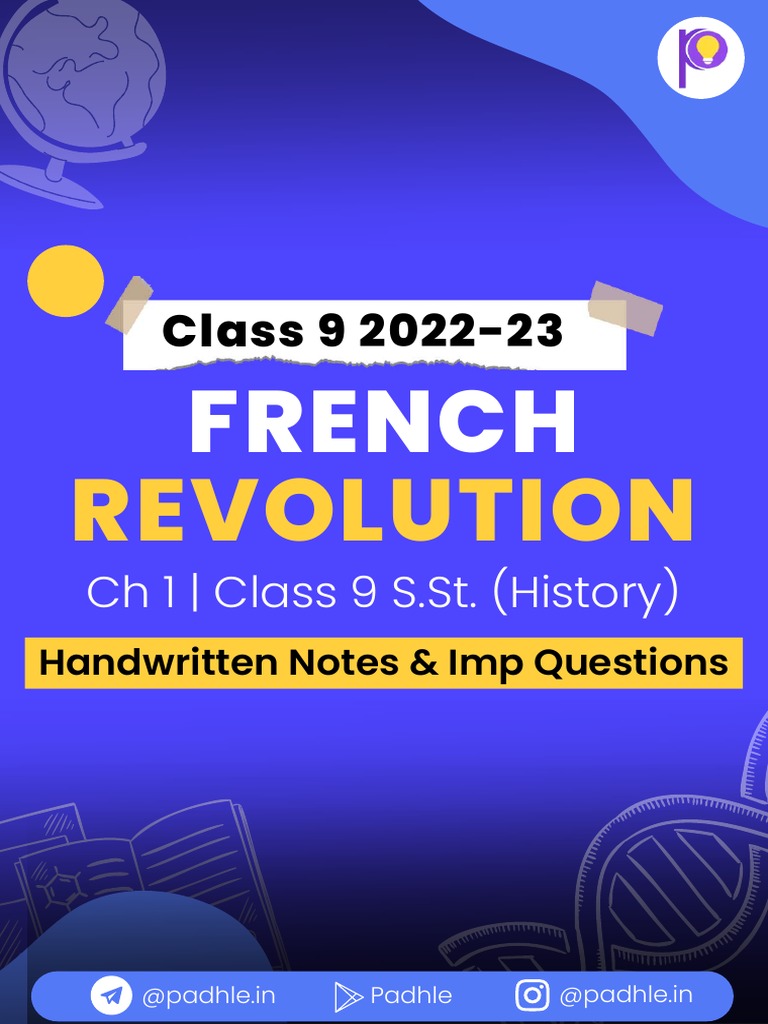 French Revolution - Padhle Class 9 Social Science | PDF