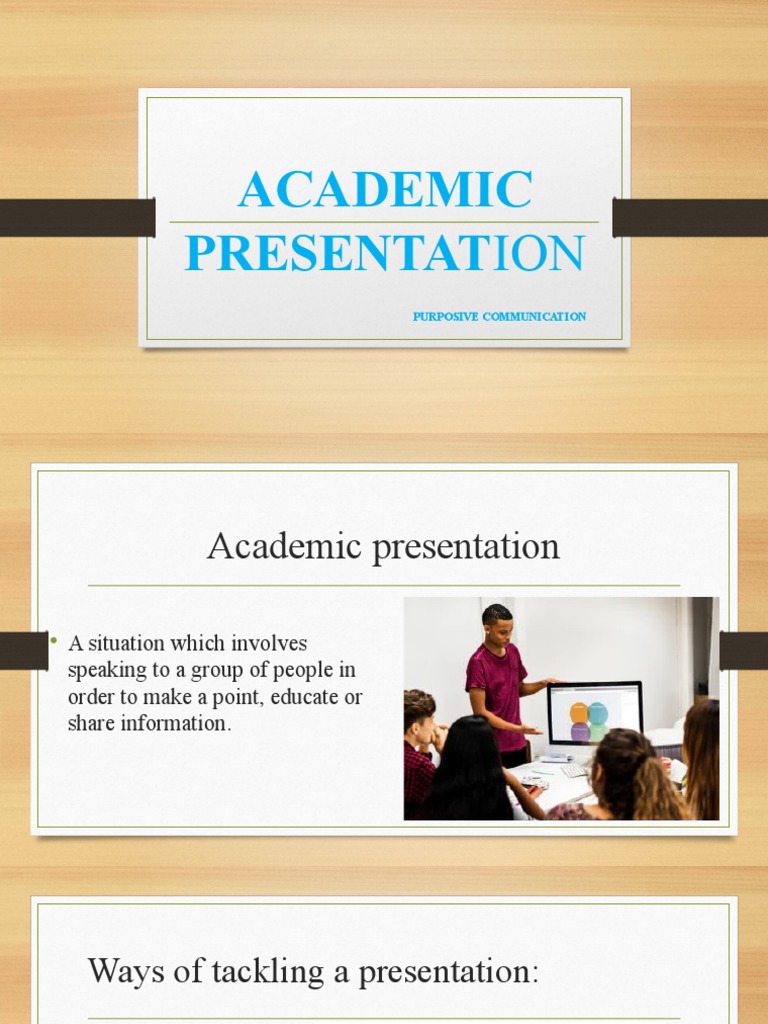 Academic Presentation | PDF | Body Language | Psychological Concepts