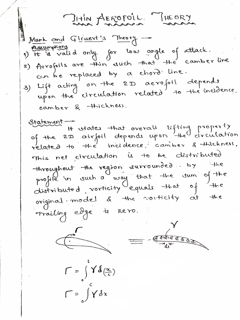 03 Thin Airfoil Theory | PDF 03 Thin Airfoil Theory | PDF