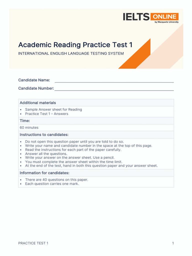 R.4.1 Macquarie University IOL - IELTS Academic Reading - Practice Test ... R.4.1 Macquarie University IOL - IELTS Academic Reading - Practice Test ...