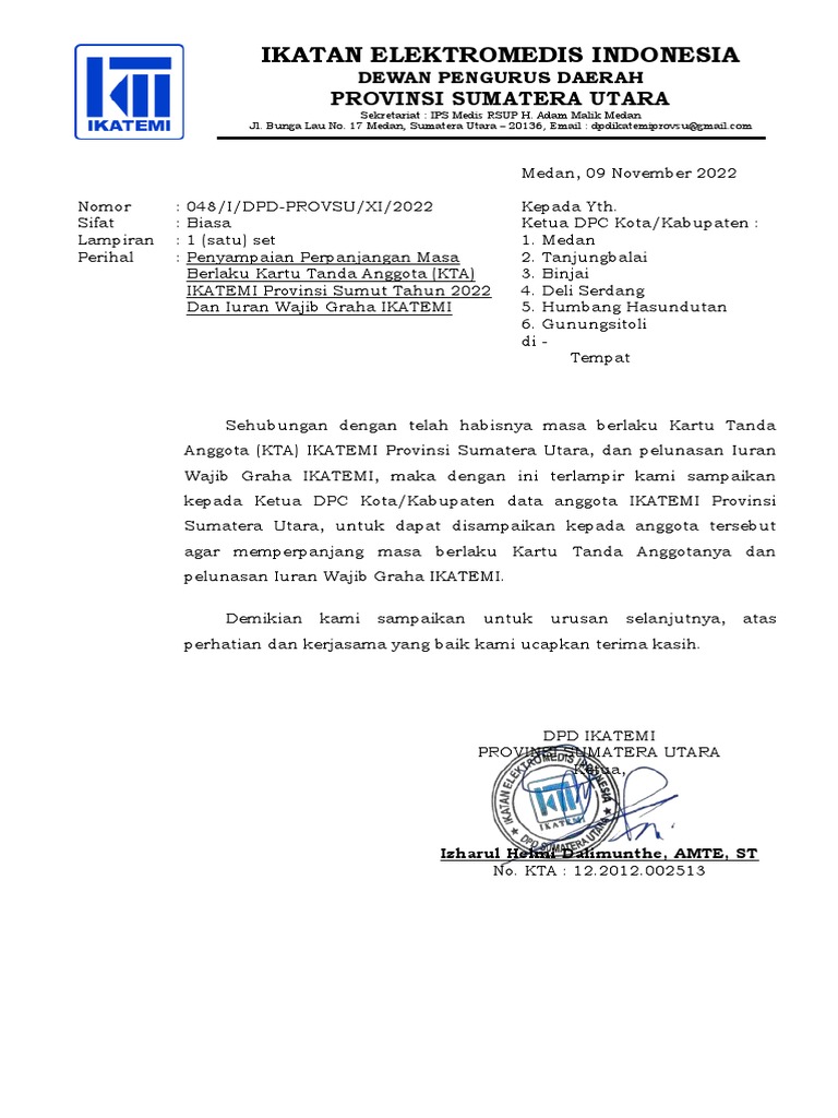 Document Graha Dan Surat KTA | PDF