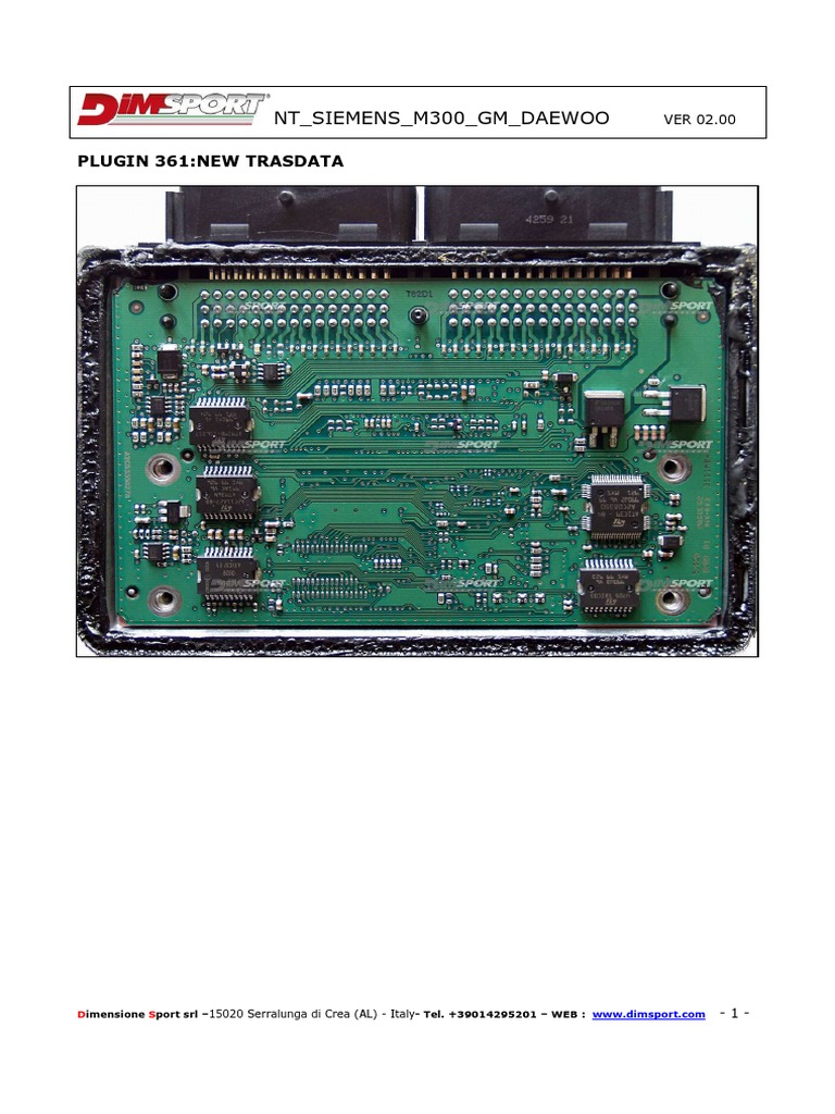 Siemens M300 GM Daewoo 1033 | PDF | Computers